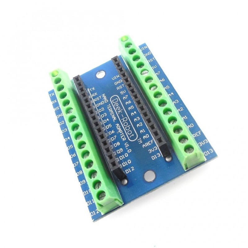Shield adaptador para arduino nano