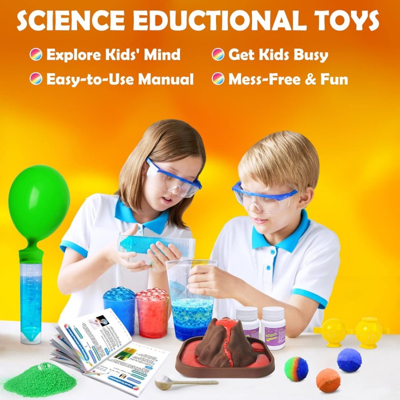 Kit de Ciencia STEM para niños 30 Experimentos Educativos