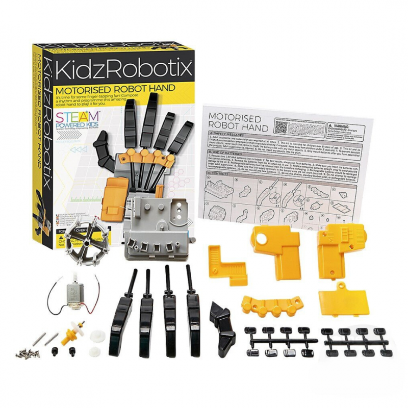 Experimento mano robotica STEM