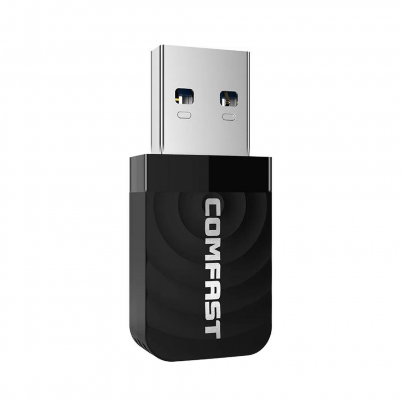 Adaptador WiFi Mini USB de Doble Banda 1300 Mbps COMFAST CF-812AC