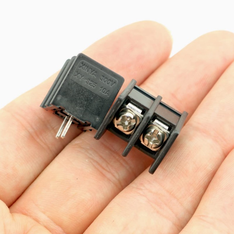 Terminal / Conector tipo bloque 7.62mm 30V 20A Tipo 2 PINES