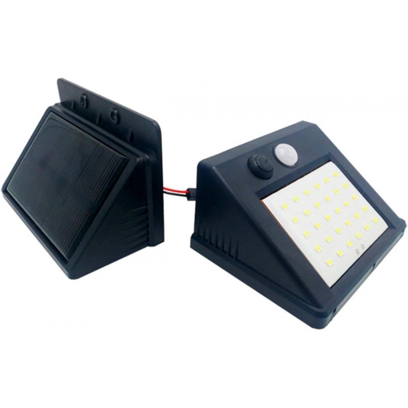 Lampara solar con sensor de movimiento 30LEDs 40W vertical y horizontal ...