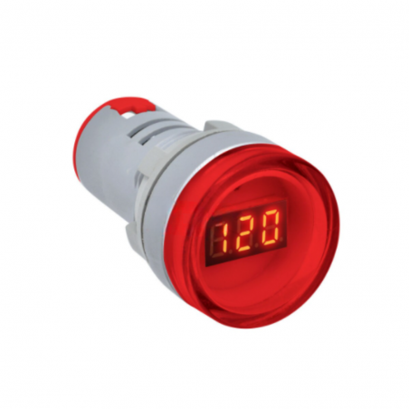Mini indicador de voltaje led AC60-500V Color Rojo