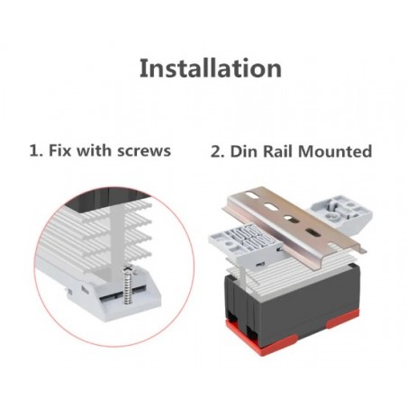 Rele de estado solido para riel DIN GSR2-1-60DA/100DA Valor 60A