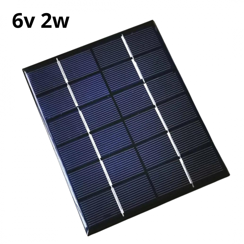 Panel solar 6V-18V Valor 6V 2W