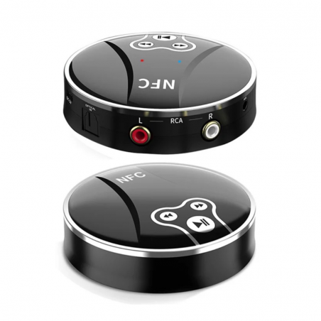 Transmisor y Receptor Bluetooth 2 en 1 NFC 5.0 RCA/3.5mm/optico