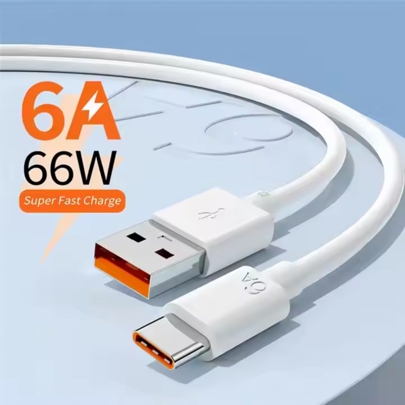 Cable de carga y datos USB a USB-C 1M 6A 66W