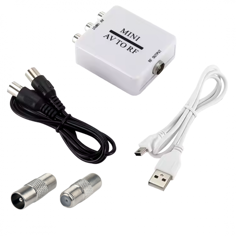 Convertidor de audio y video AV a RF (Modulador)