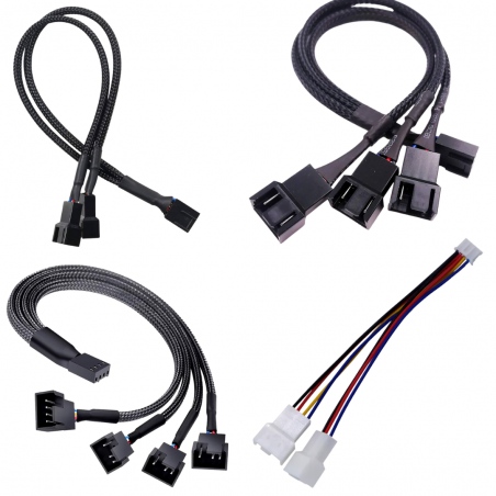 Cable para ventilador PWM Tipo 1 a 2