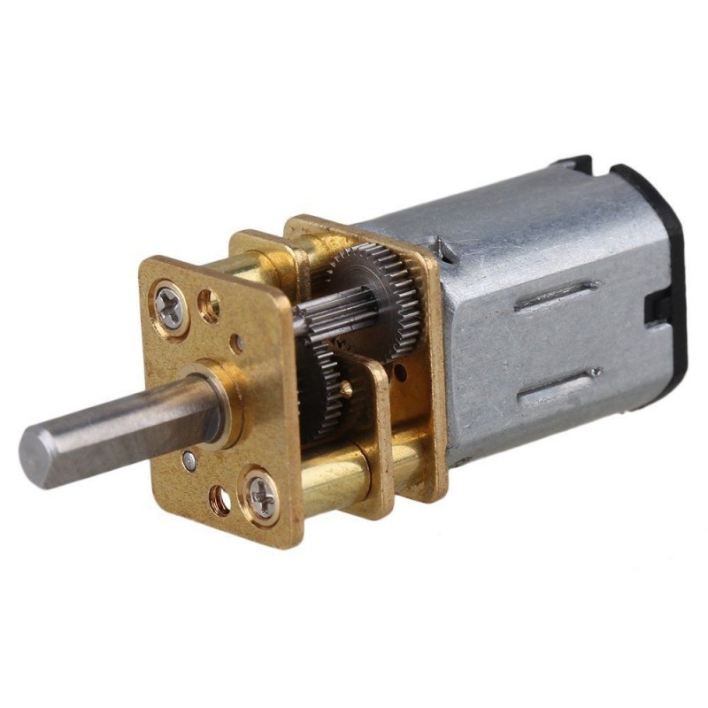 Motor con caja reductora metalica y llanta 6V/12V 100/300RPM Tipo Motorreductor 12V 300RPM