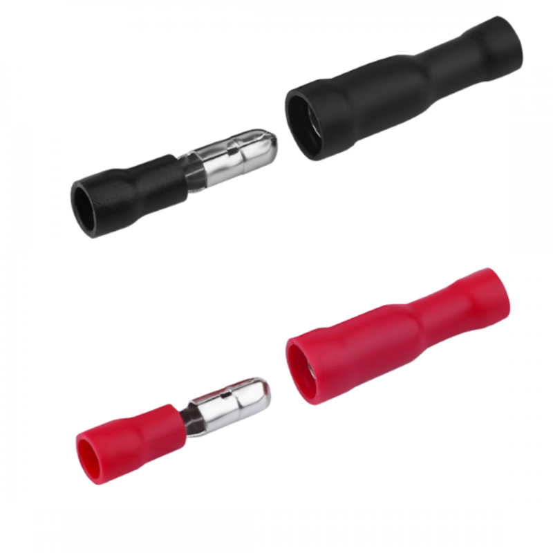 Terminal de conexion FRD/MPD1.25-156 negro y rojo 2 pares