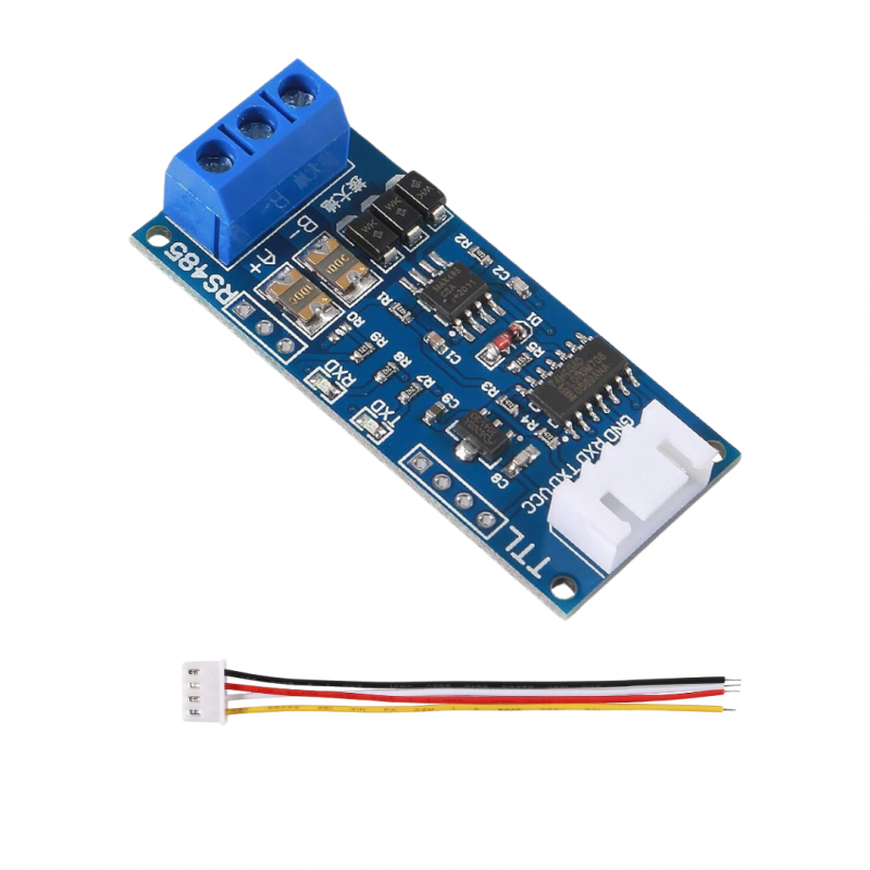 Modulo convertidor serial TTL a RS485 con terminales