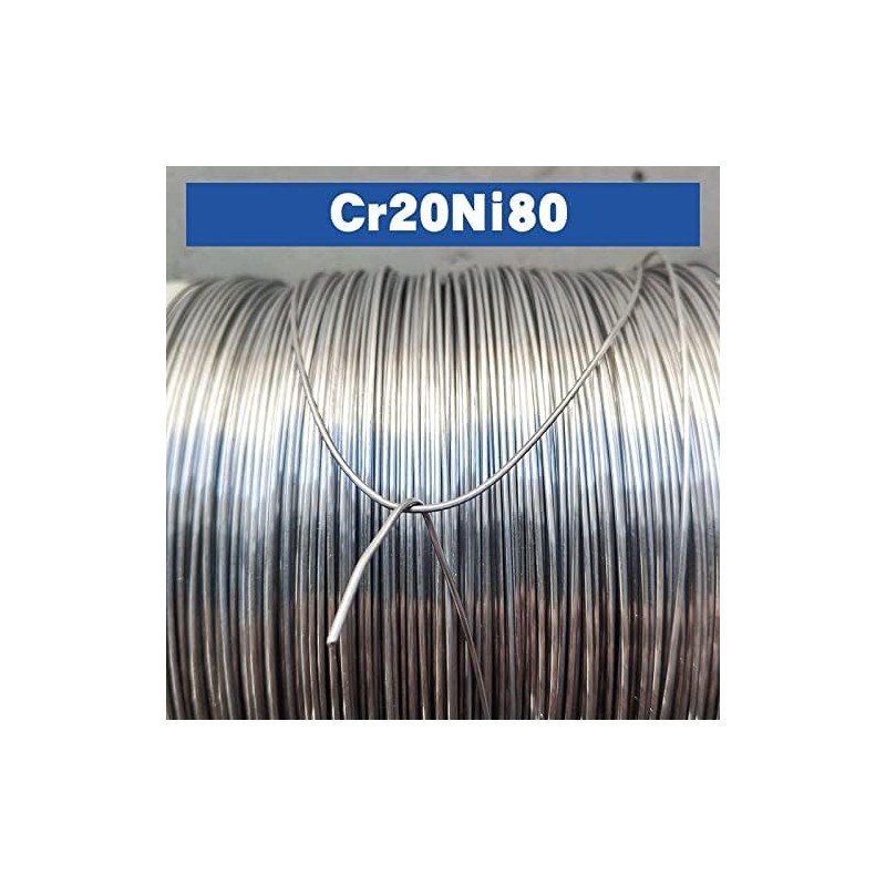 Cinta de nicrom CR20Ni80 1.2mm 1 Metro