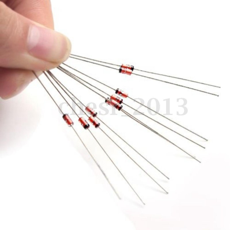 Diodo Zener 1/2W 2-33V 1 valor (5U) Valor 2.7V 1N5223B NTE5002A