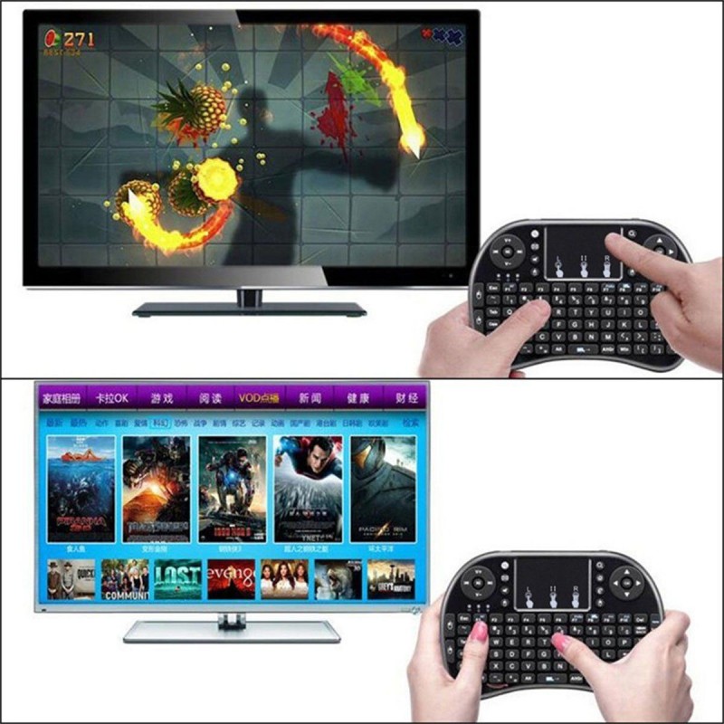 Teclado wifi para Smart Tv/ Tv box/ Raspberry Tipo Sin Bateria