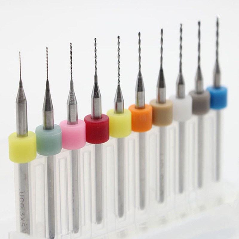 Juego de brocas CNC mini para PCB de 0.3mm a 1.2mm