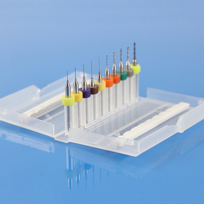 Juego de brocas CNC mini para PCB de 0.3mm a 1.2mm