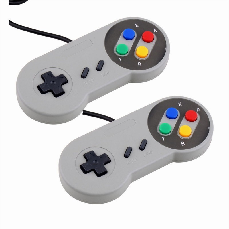 Juego de 2 controles USB Retrogame