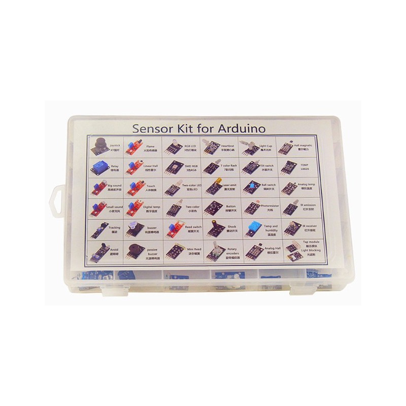 Kit de Sensores 37 en 1 Compatible con Arduino