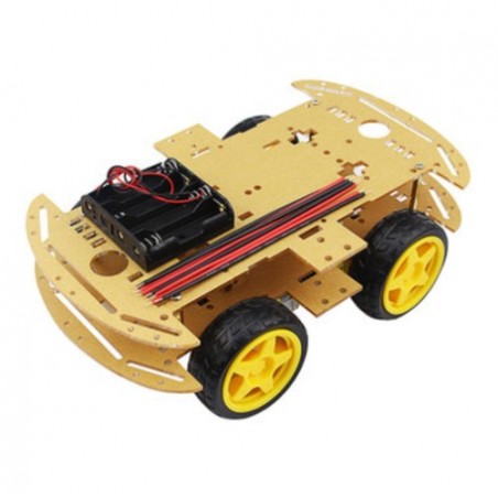 Carrito Robot Chasis 4WD 4 Ruedas (Estructura)