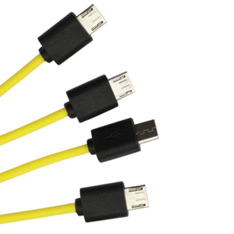 Cable USB a micro USB 4 en 1