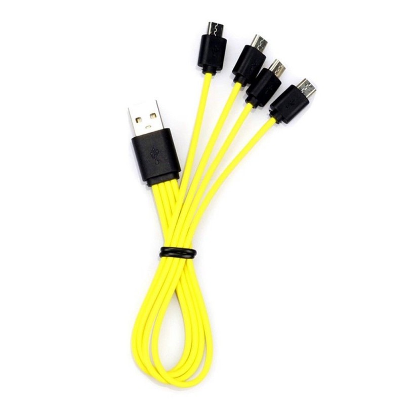 Cable USB a micro USB 4 en 1