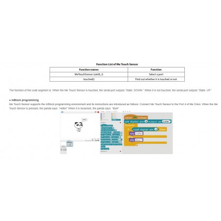 Sensor Touch Makeblock